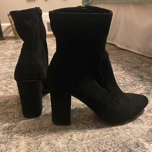 Wild Pair | Shoes | Black Booties 4 Inch Block Heel | Poshmark